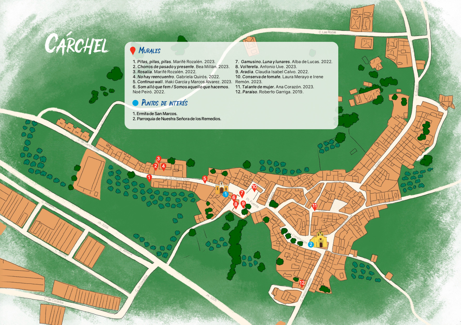 Muralismo en Cárcheles - Abierto por Arte